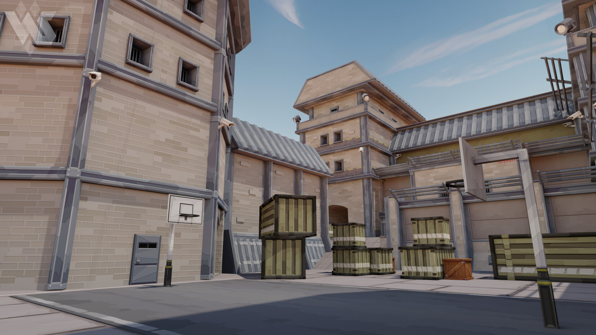 - Whisky - Stylized low-poly jail map
