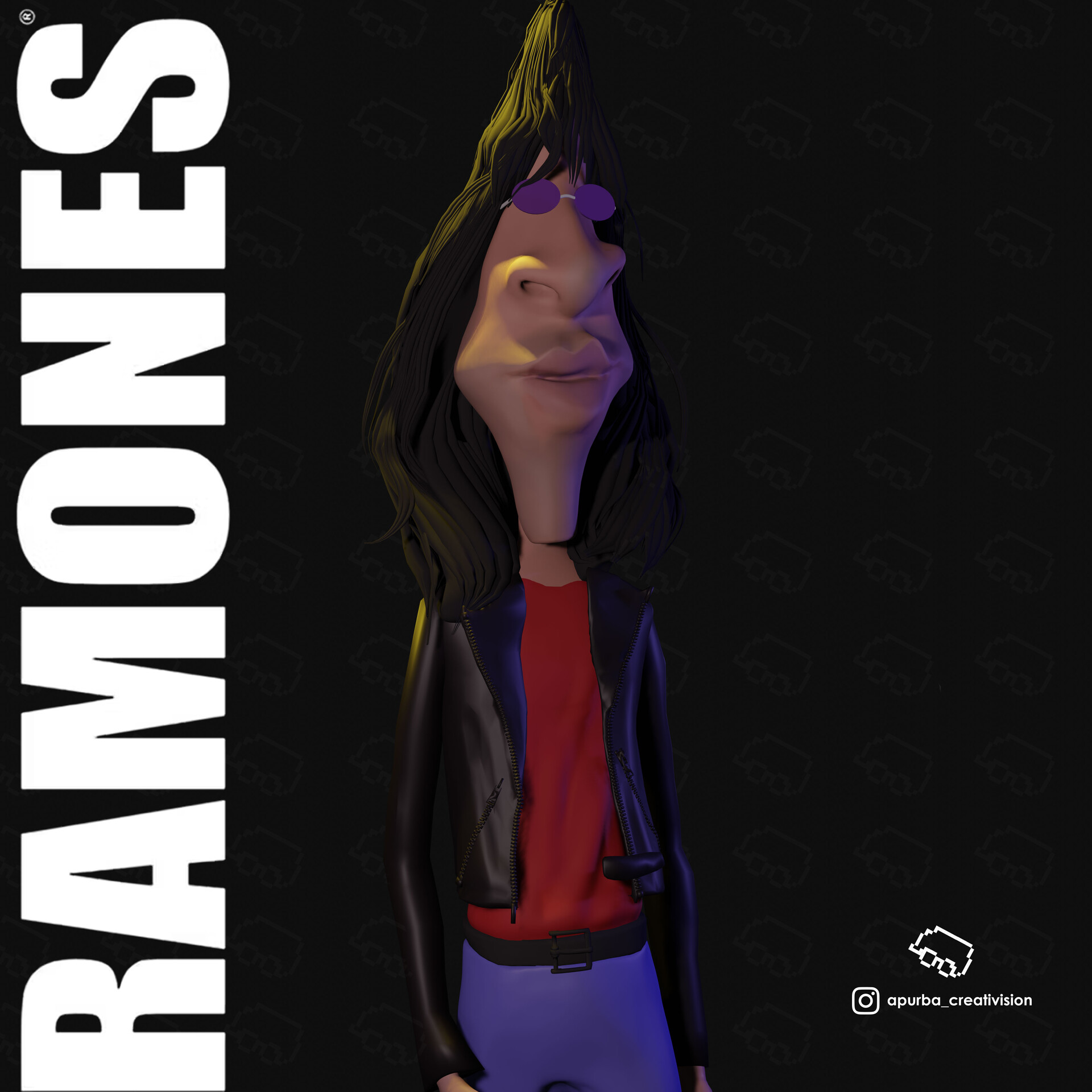 ArtStation - Joey Ramone