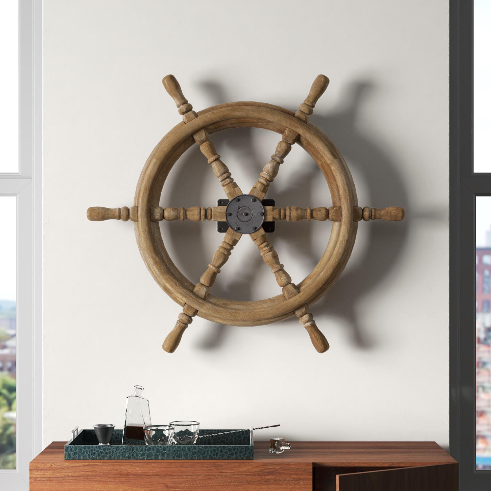 ArtStation - Wall decor ship wheel