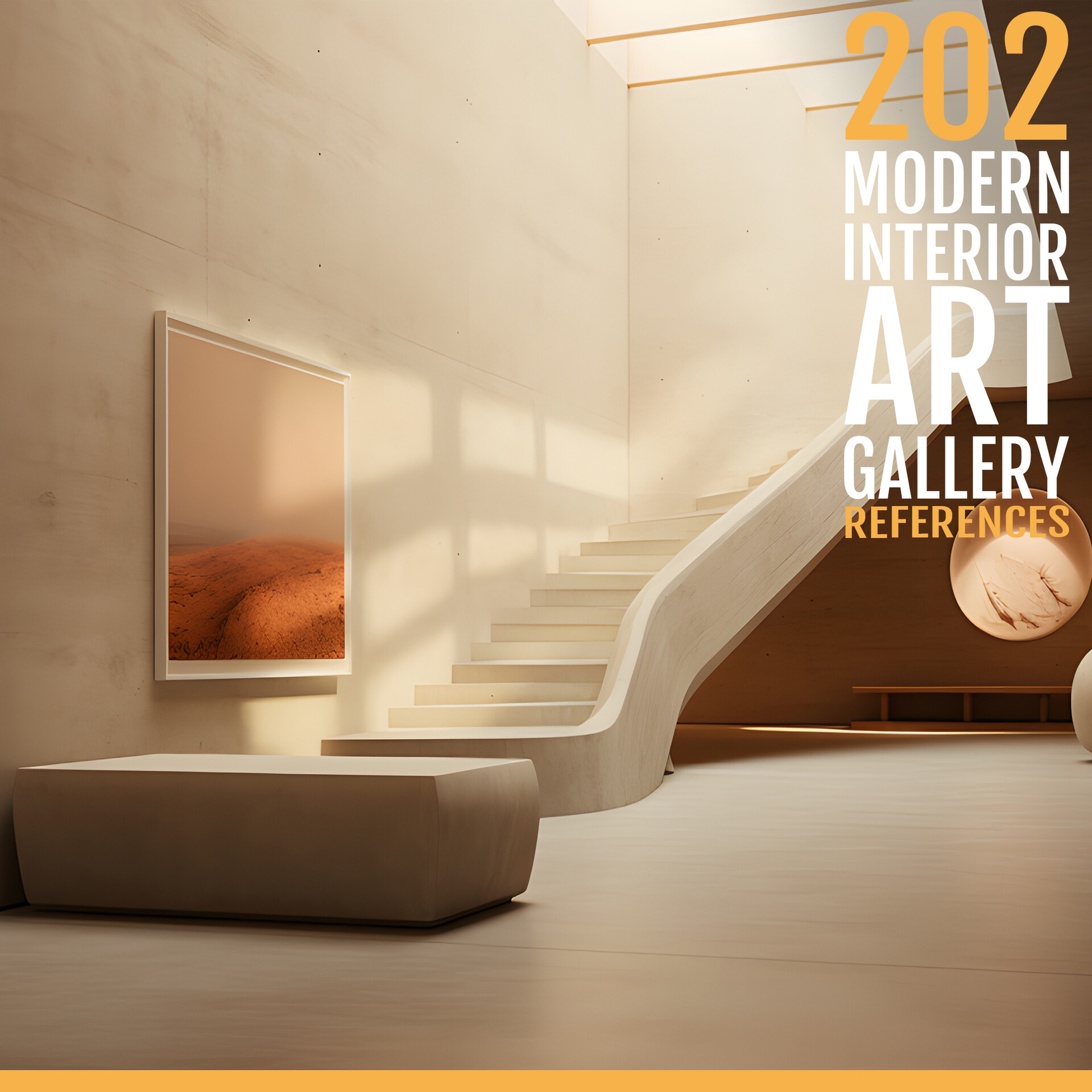 ArtStation - 202 Modern Interior Design - Art Gallery