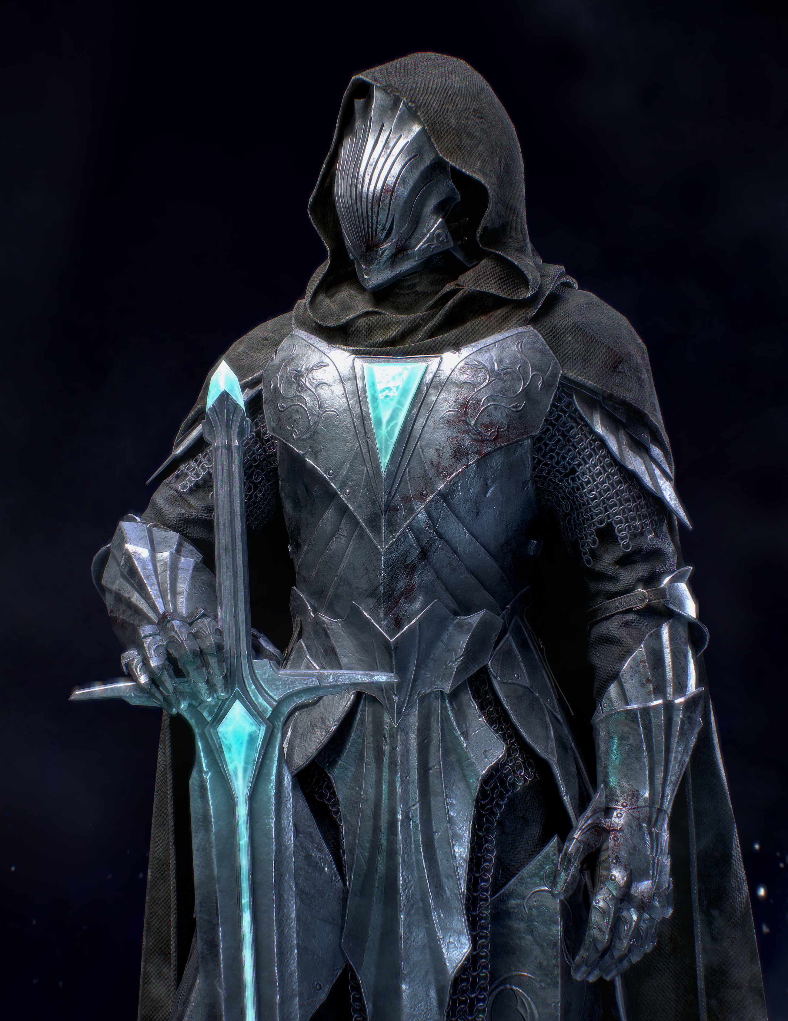 Skyrim Nightingale Armor Male