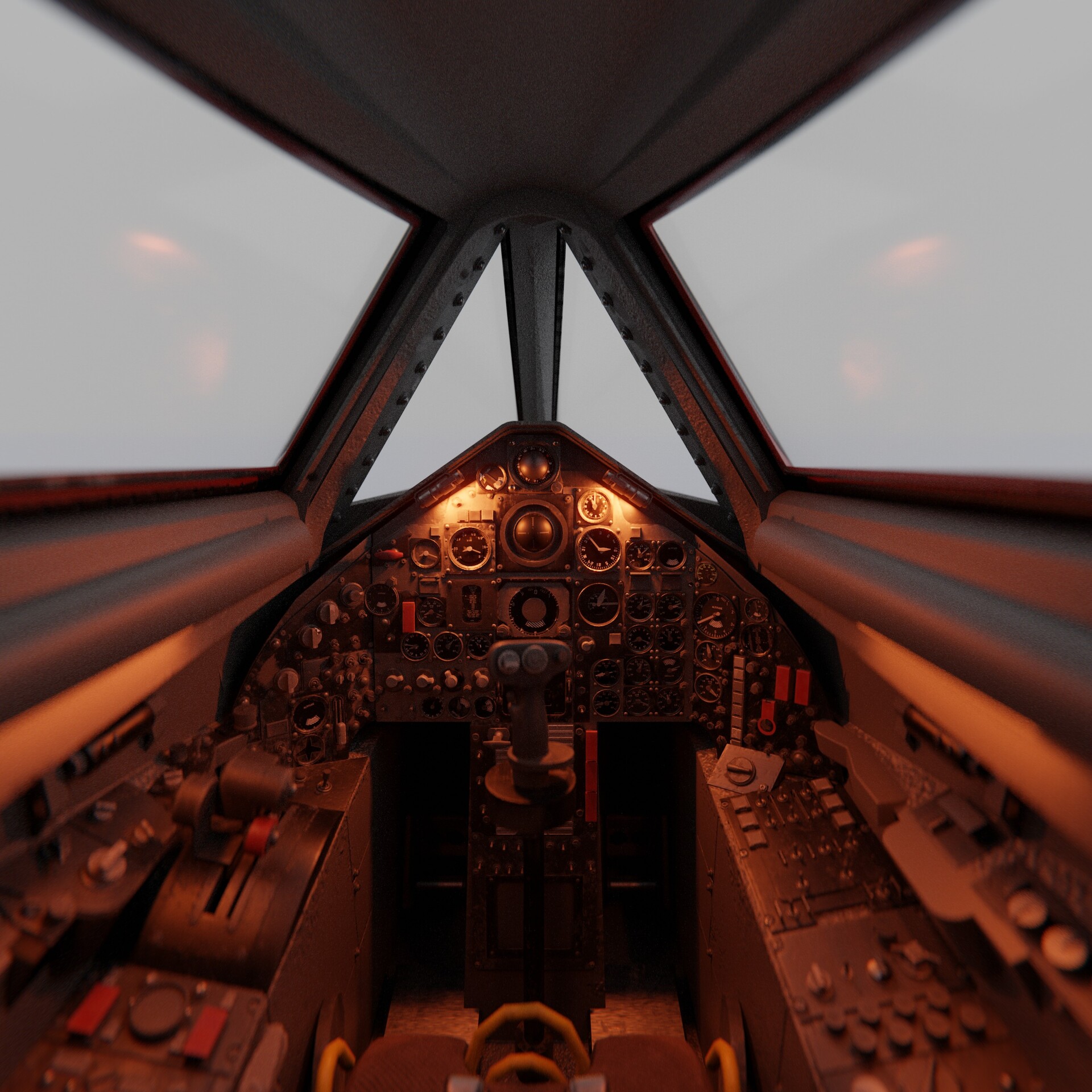 Nasa Blackbird Interior