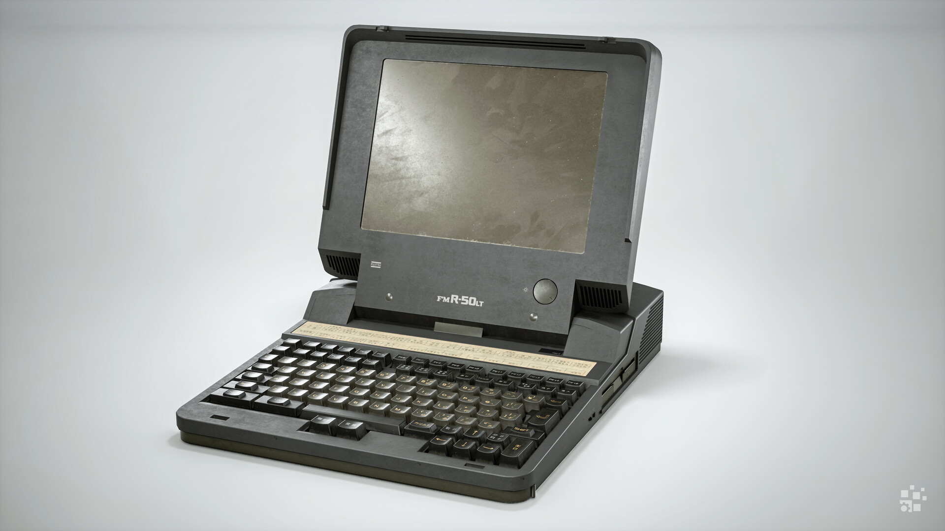 Pixengine - Game Art Studio - Retro Laptop - Fujitsu FM R-50LT