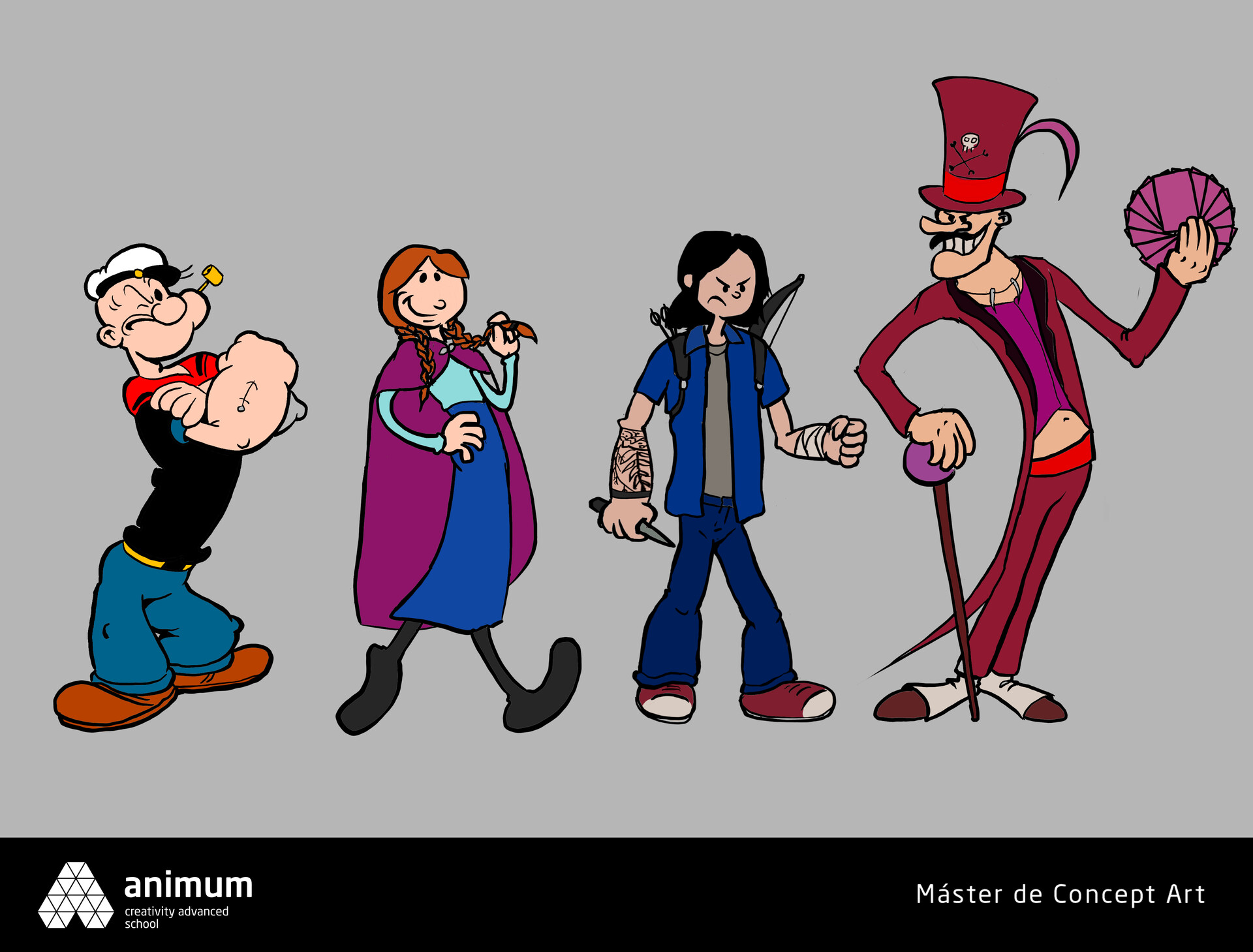 ArtStation - Experimentando con diferentes estilos cartoon