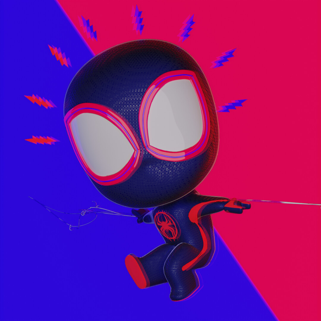how to draw chibi miles morales