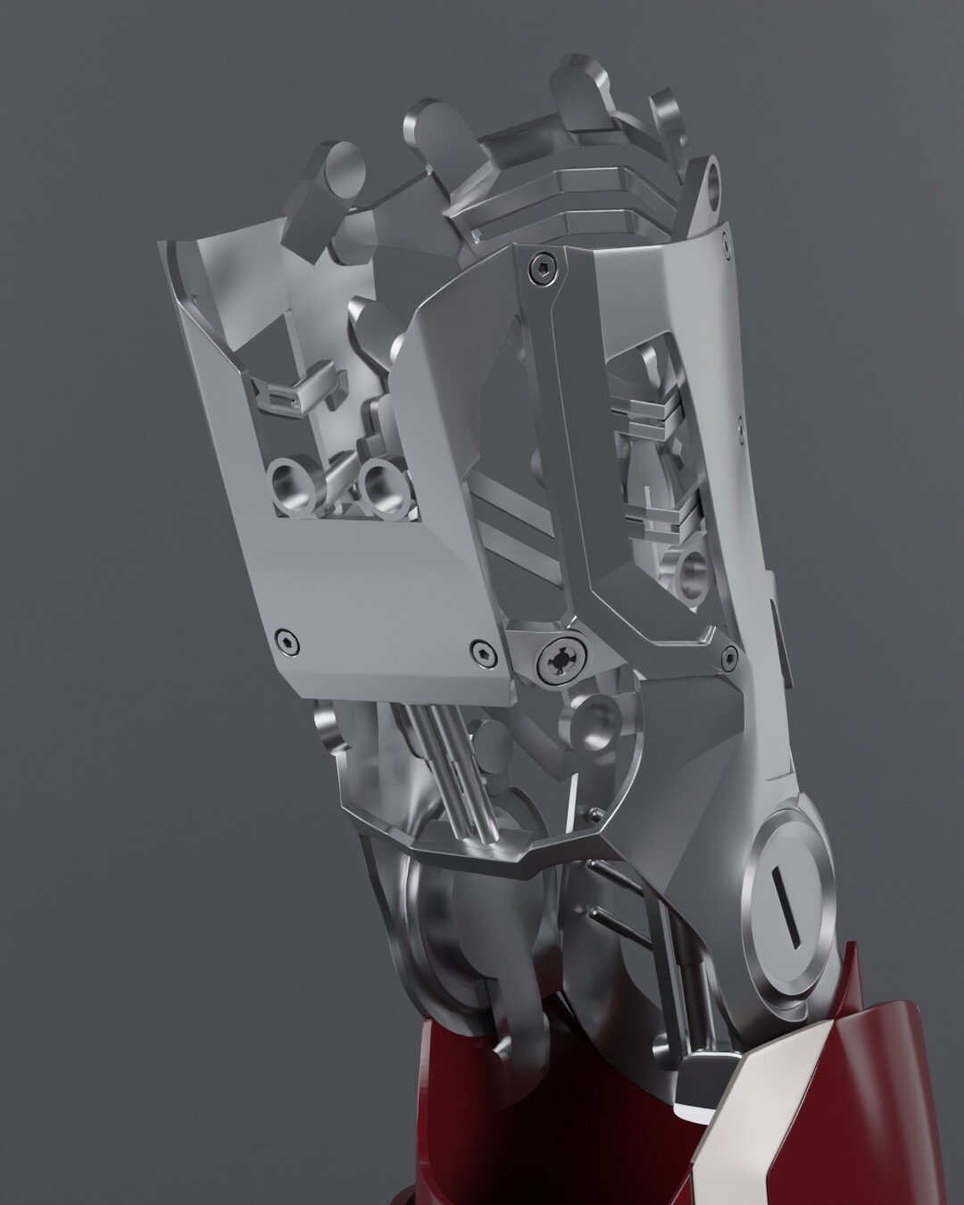 KnitePlates - 3D Printable Iron Man Mk 42/43 Motorized Arm Gauntlet