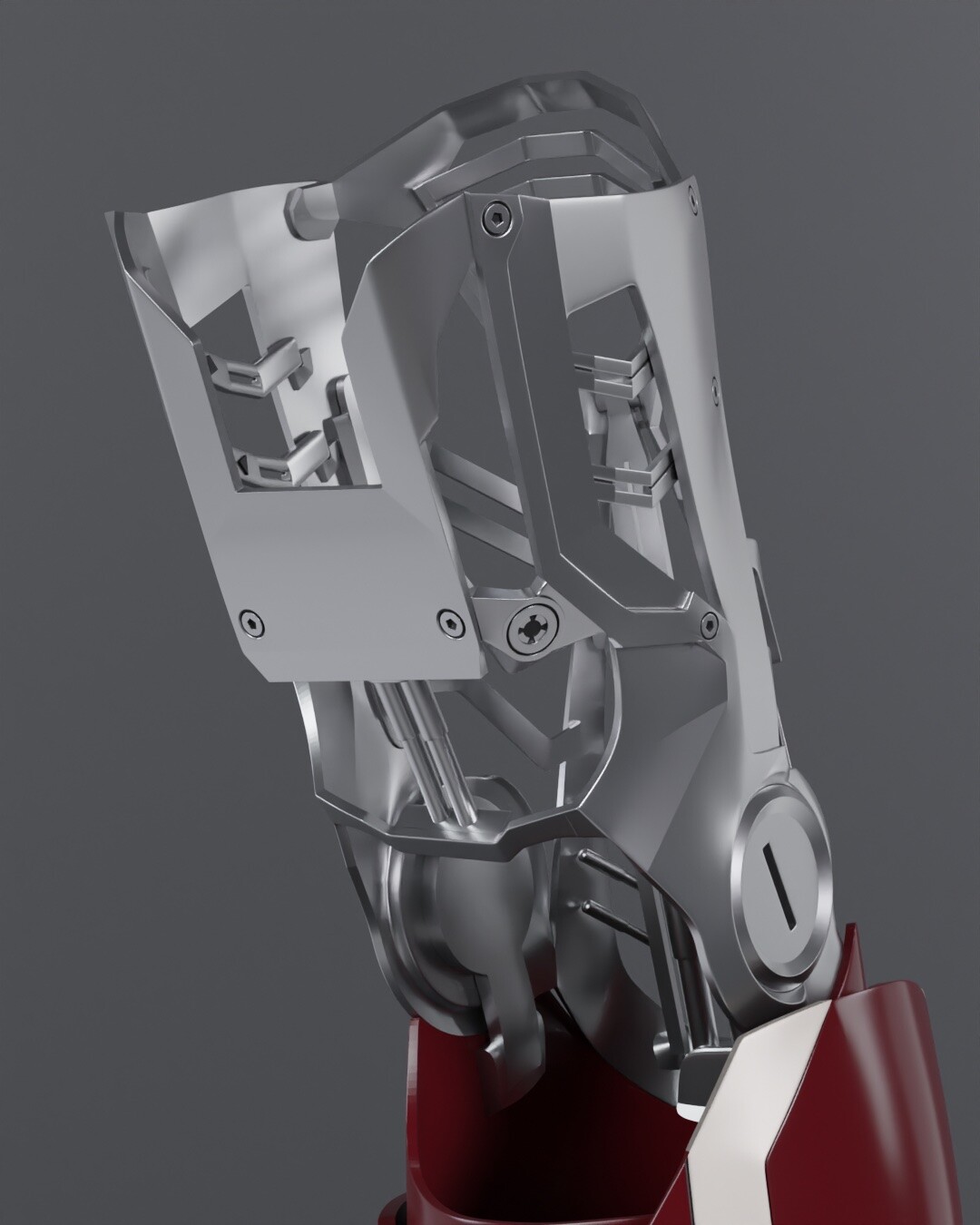 KnitePlates - 3D Printable Iron Man Mk 42/43 Motorized Arm Gauntlet