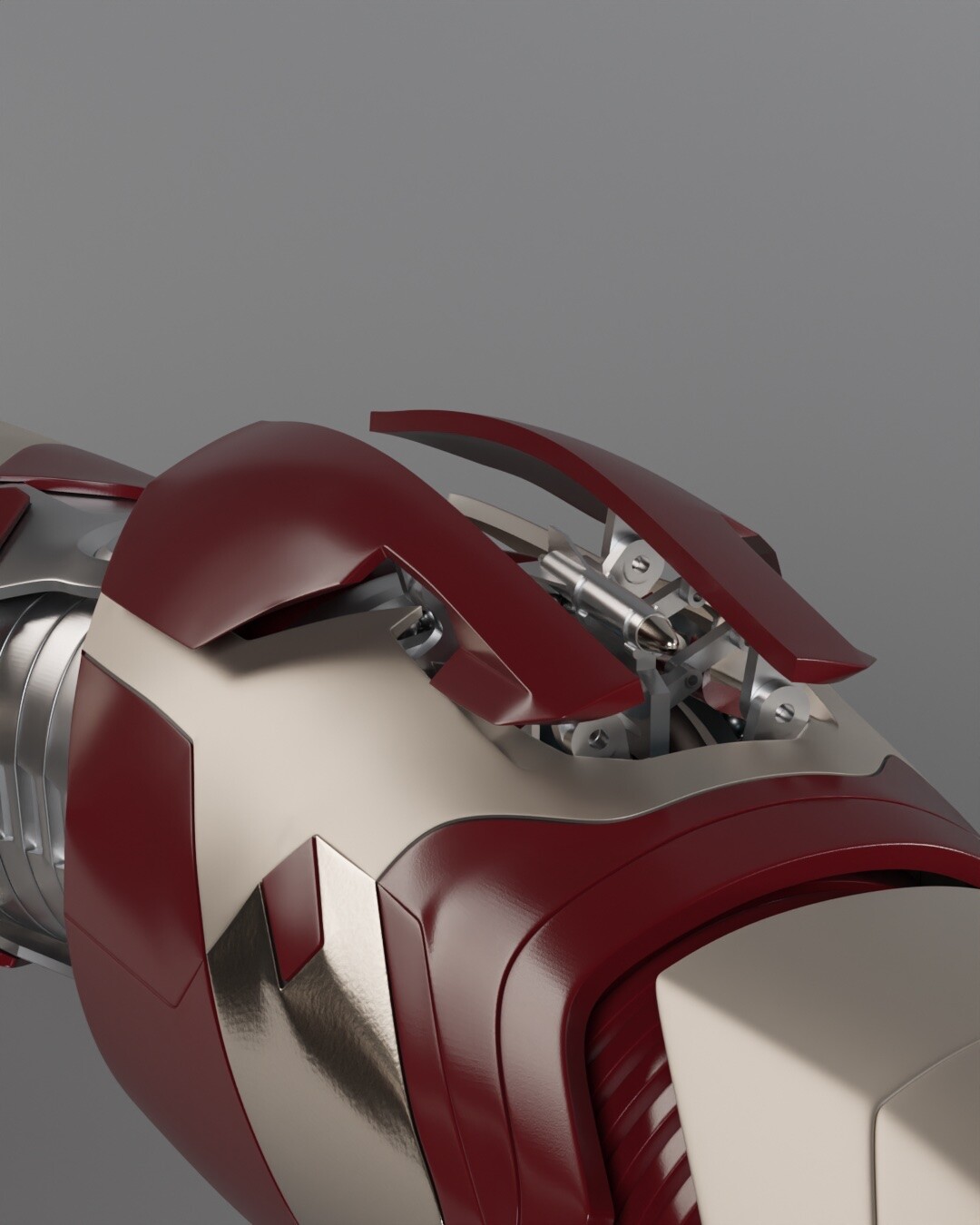 KnitePlates - 3D Printable Iron Man Mk 42/43 Motorized Arm Gauntlet