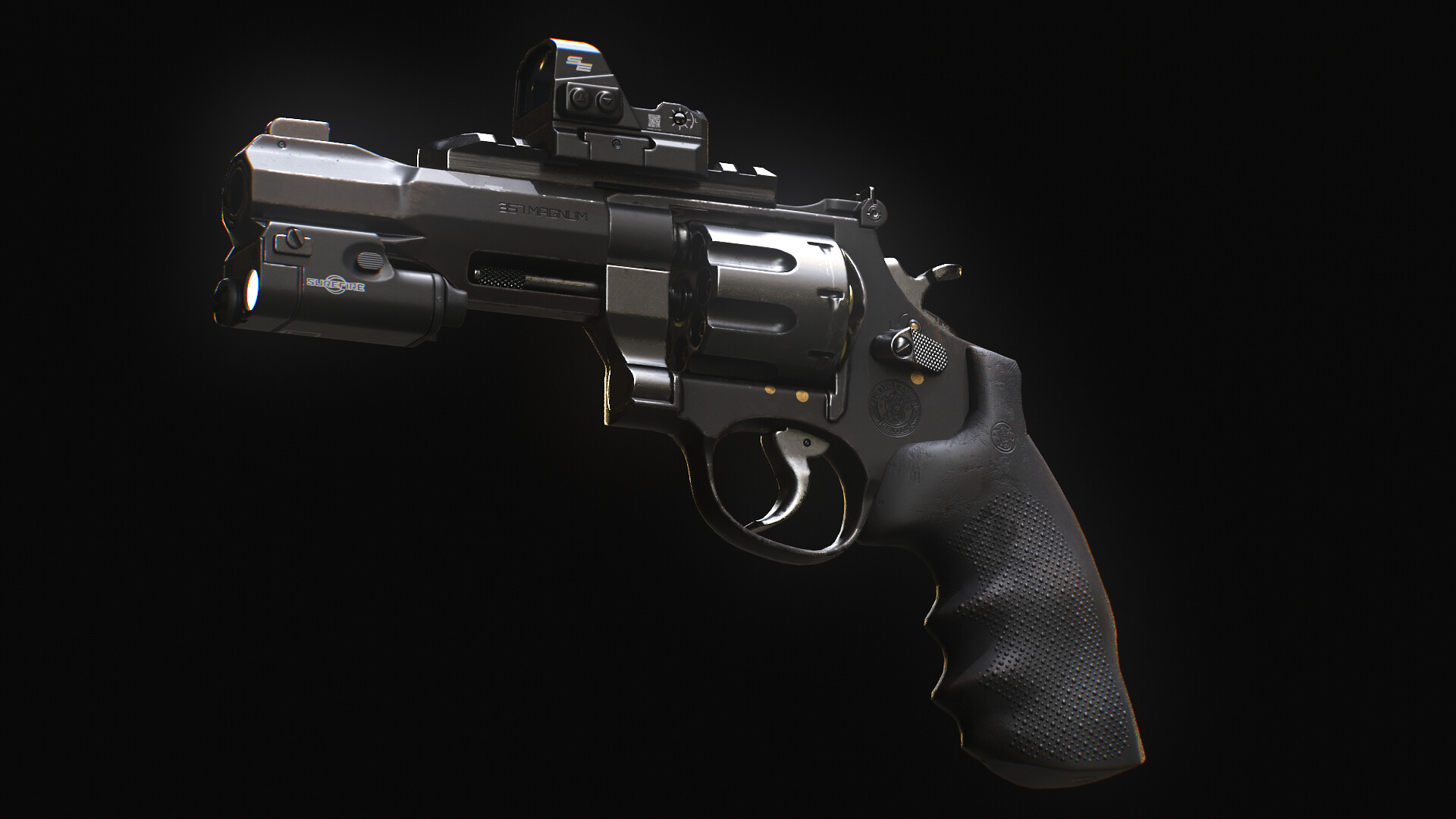 ArtStation - Revolver Game Asset