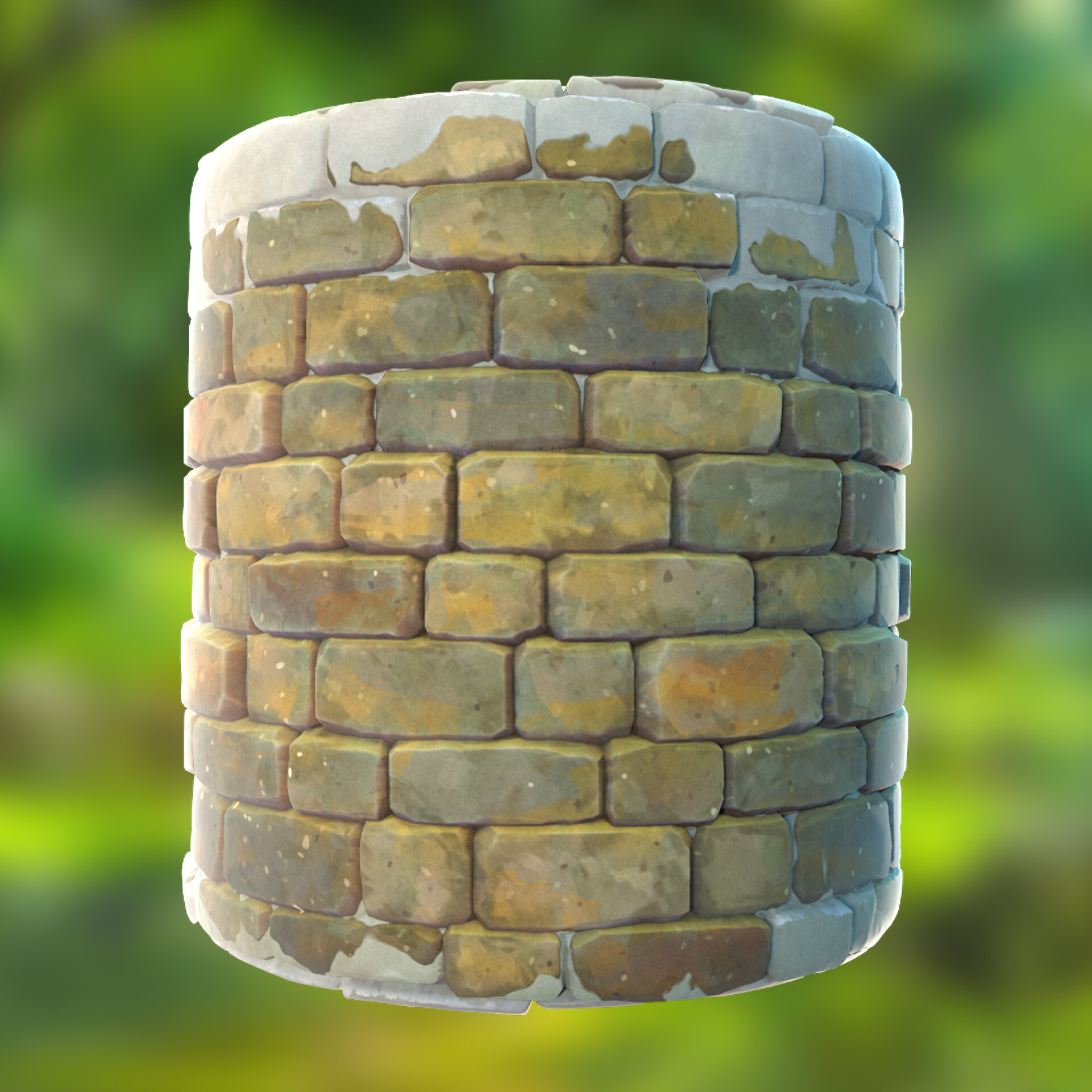 ArtStation - Miyazaki's stylized texture