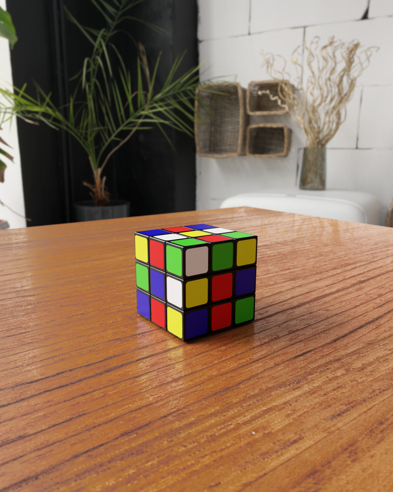 ArtStation - a 3d model of a Rubik's Cube in Blender