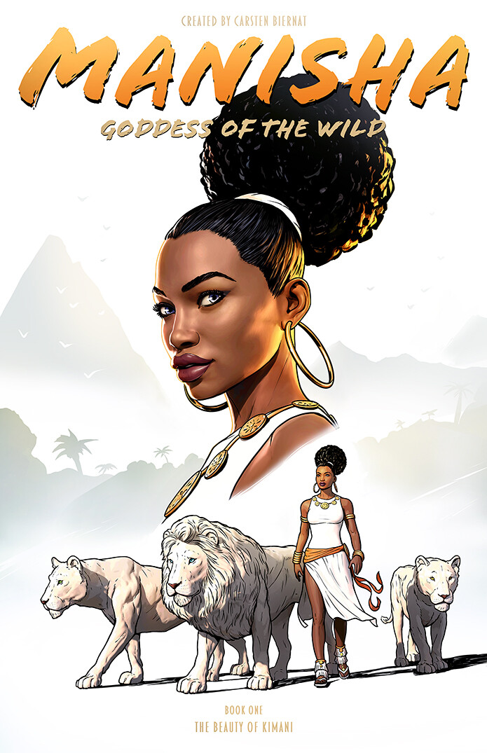 ArtStation - "The Beauty of Kimani" - Standard Cover Artwork
