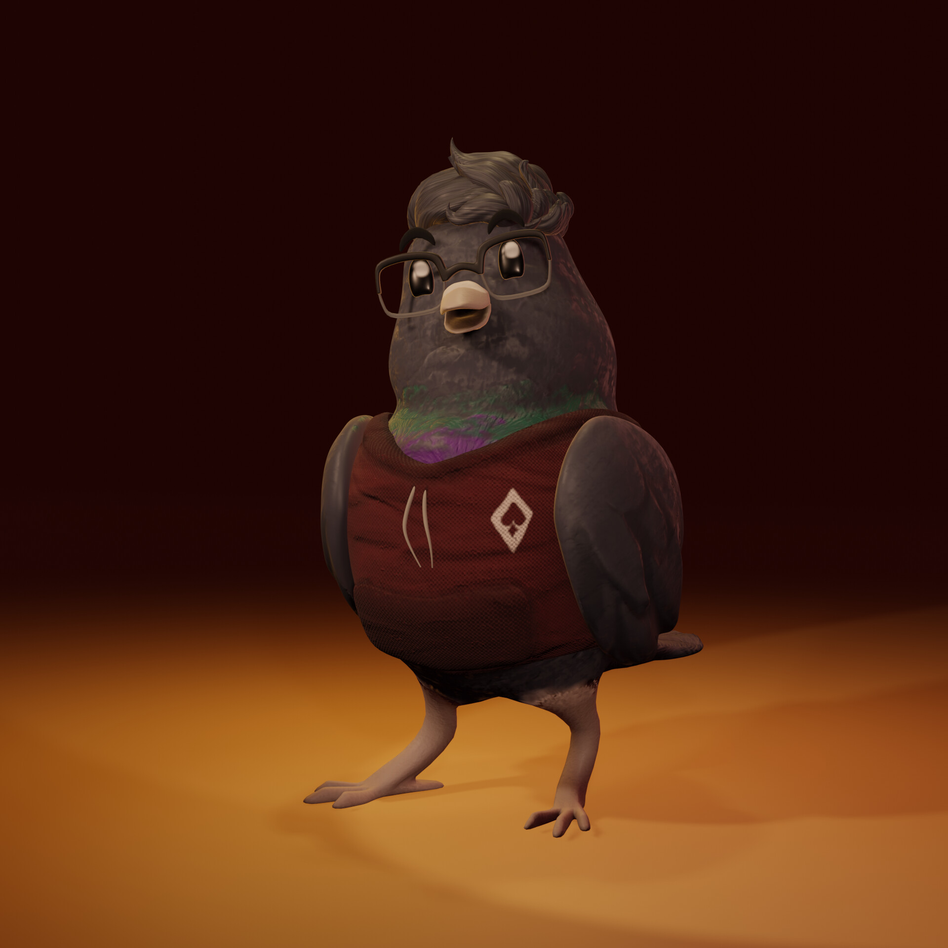 ArtStation - PolyPigeon (Me as Pigeon)