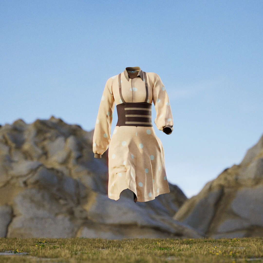 ArtStation - Dress animation