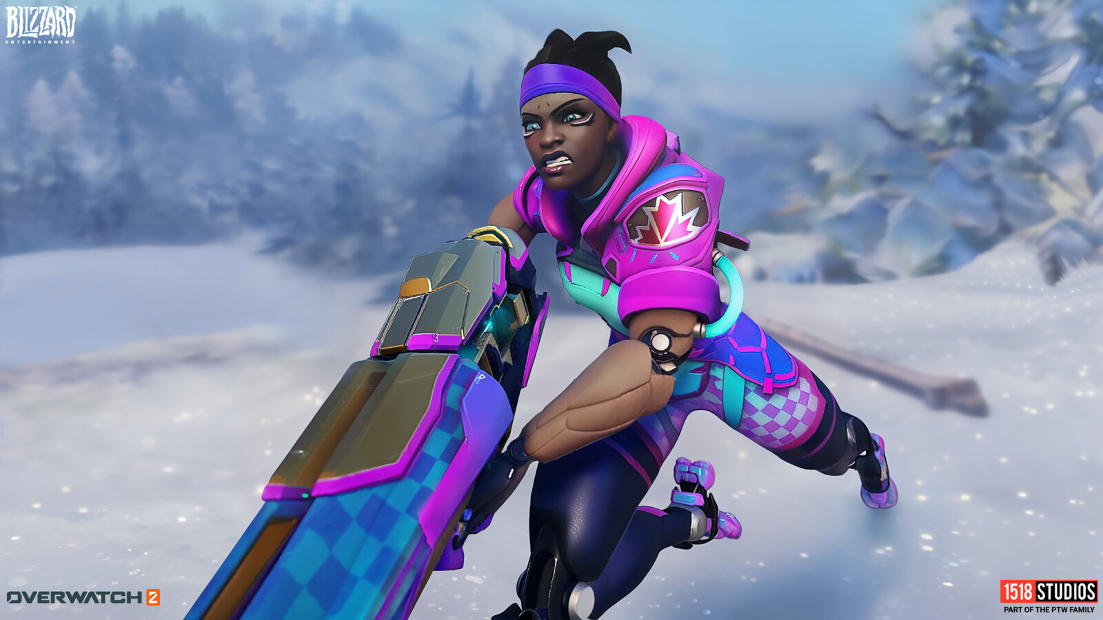 Side - Overwatch 2: Sojourn Epic Runner Skin