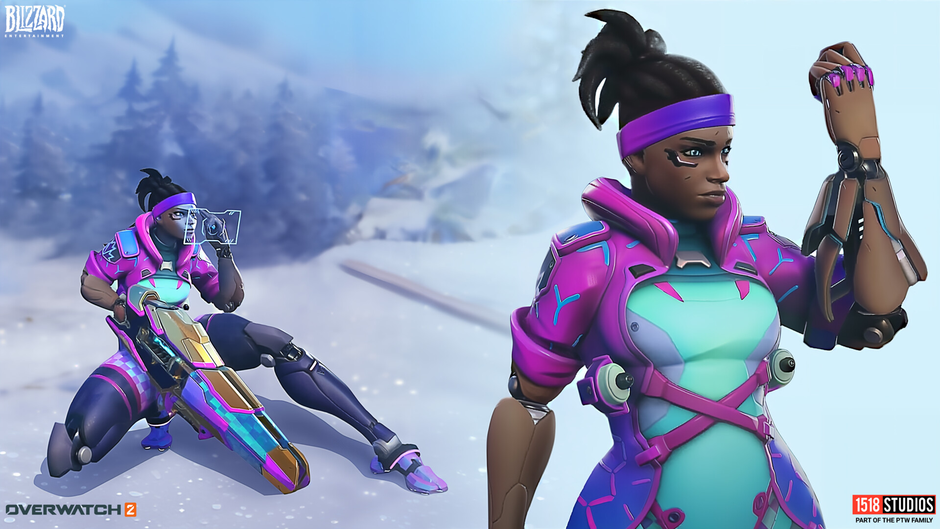 Side - Overwatch 2: Sojourn Epic Runner Skin