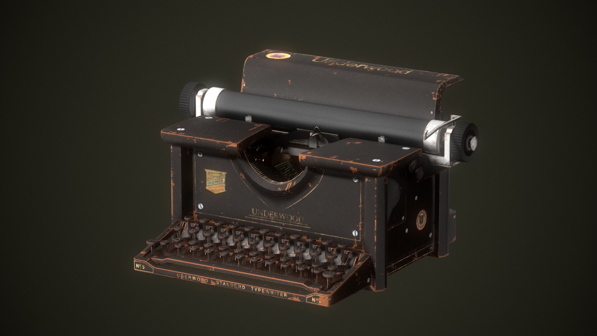 ArtStation - Underwood Typewriter