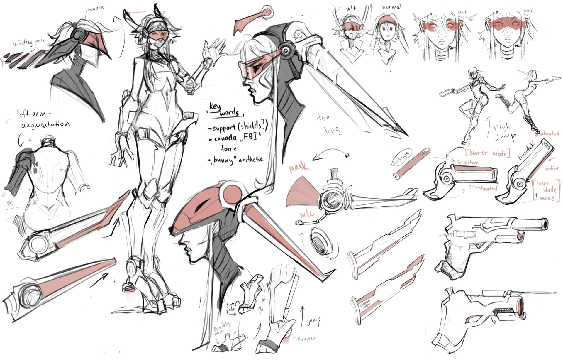 ArtStation - Overwatch Alice Concepts [2 WIPs]