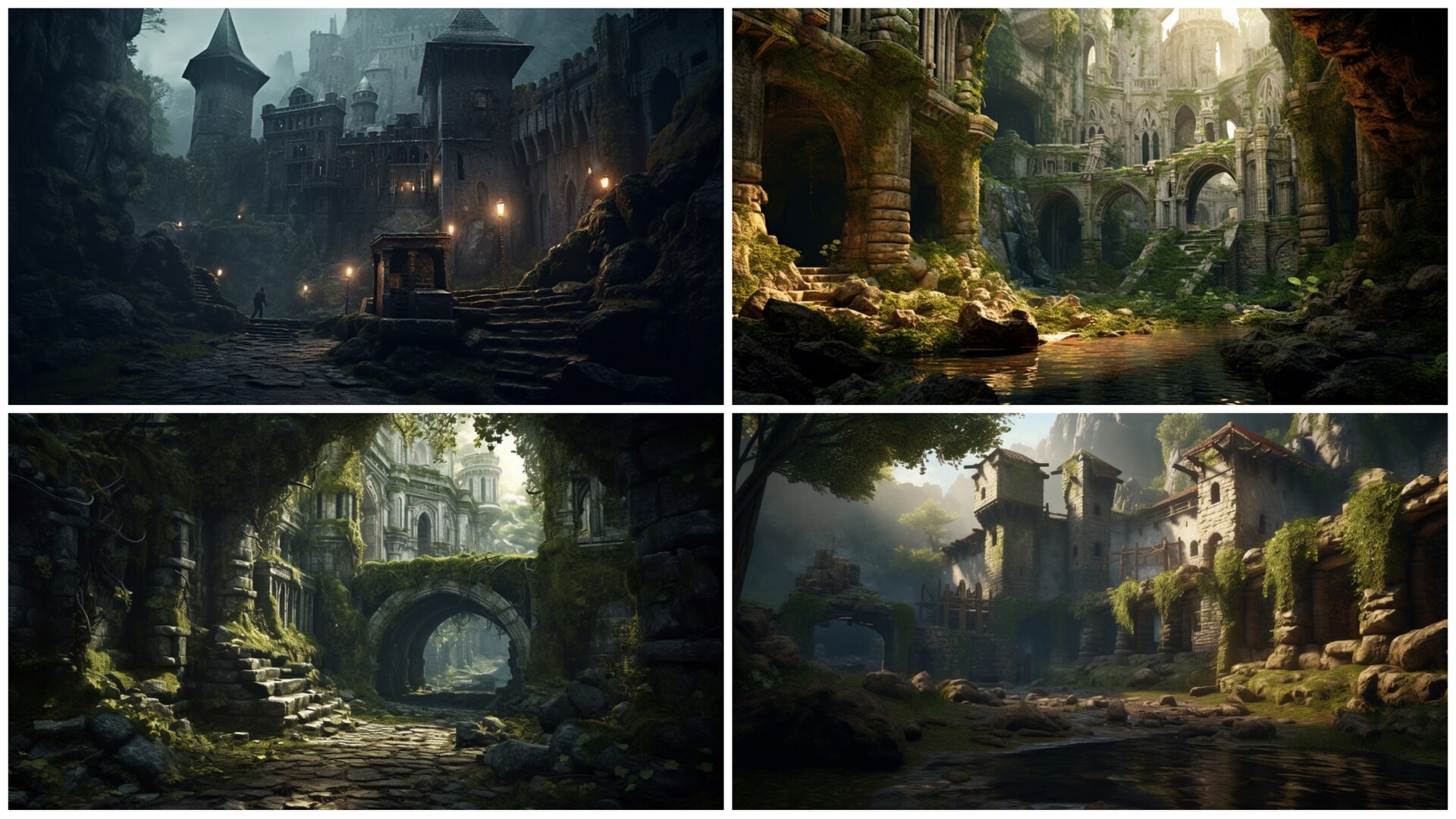 Tika Concept - +550 Fantasy Medieval Environment Concept (4k) | Vol_34