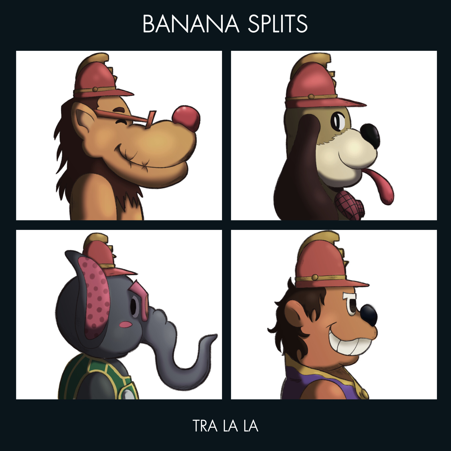 ArtStation - Banana Splits Gorrillaz Concept