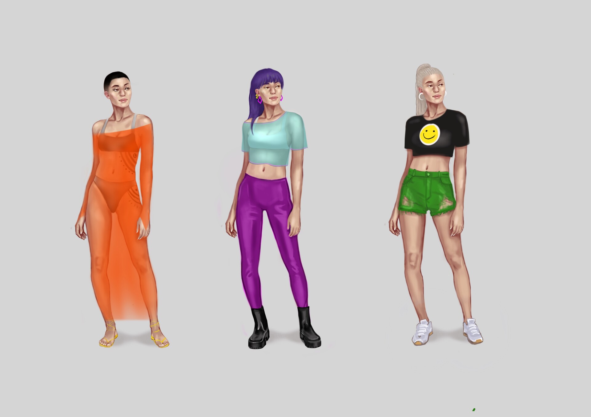 ArtStation - Girl character design