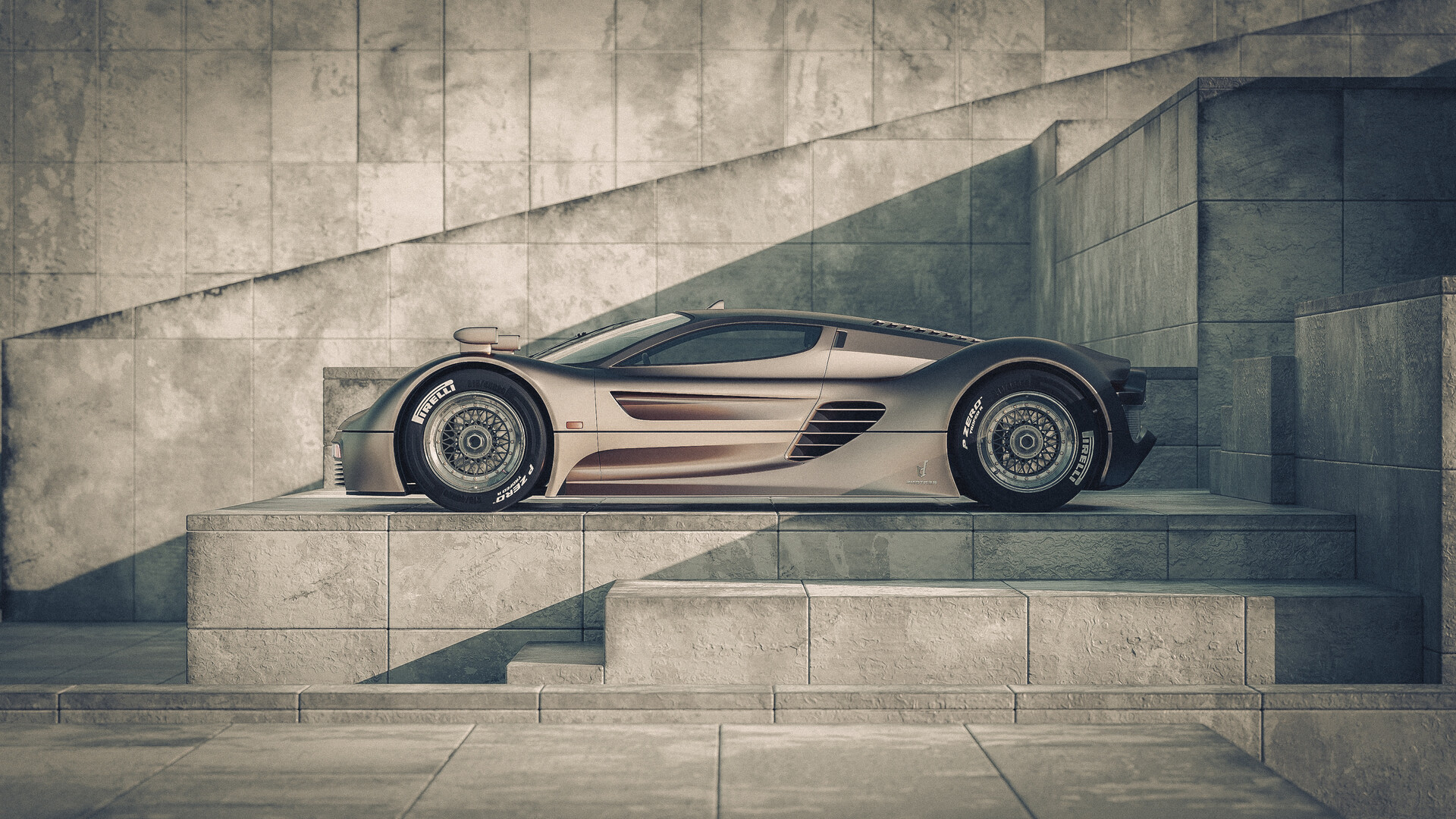 ArtStation - Bertone's supersport clean version.