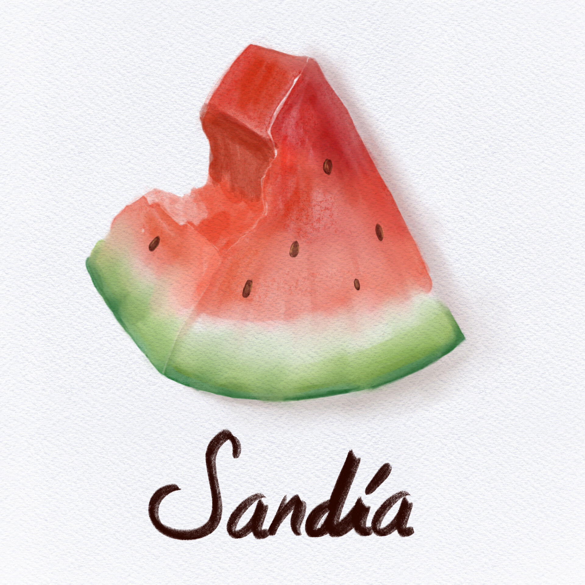 ArtStation - Sandía / Watermelon
