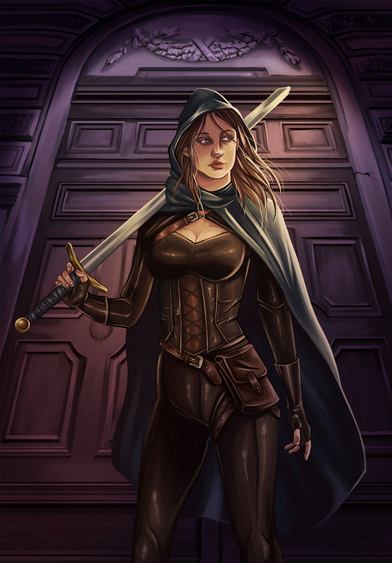 ArtStation - Fighter at Dawn