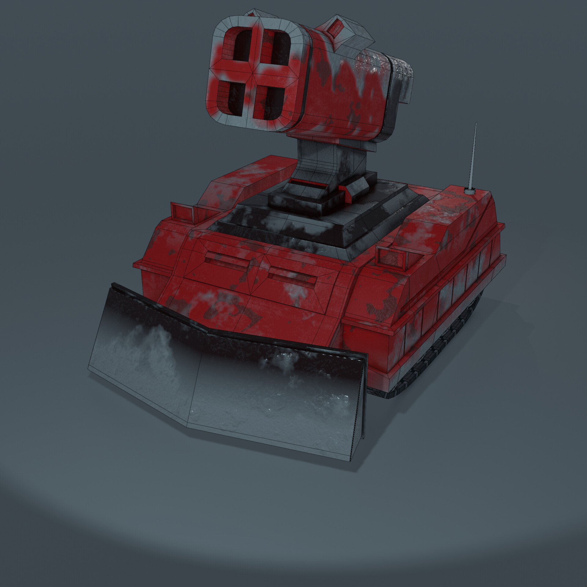 Guy Grossfeld - Red Claw Mortar Tank