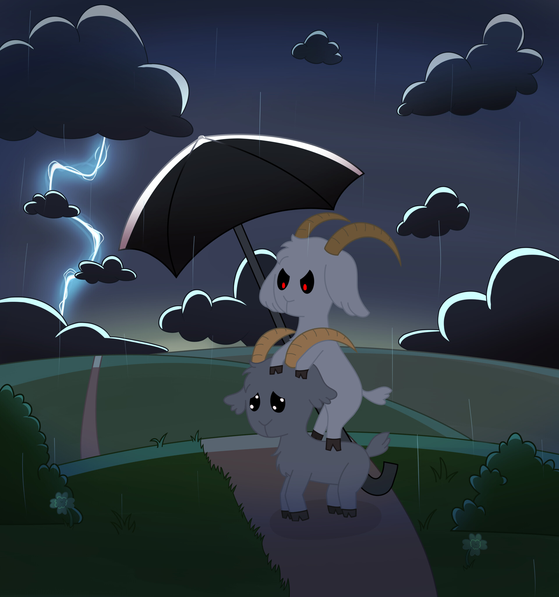 ArtStation - Stacked goats