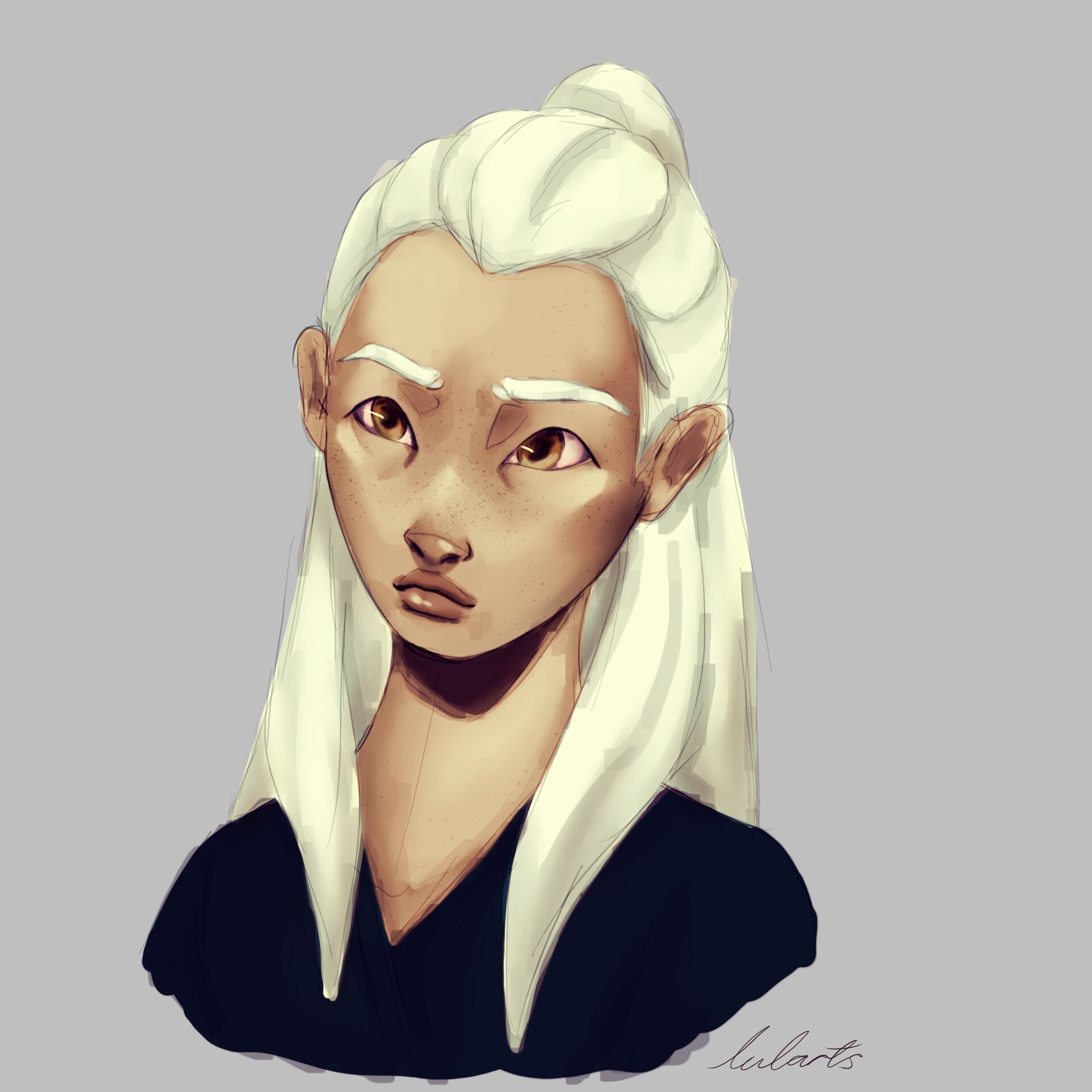 ArtStation - Practice with values using greyscale