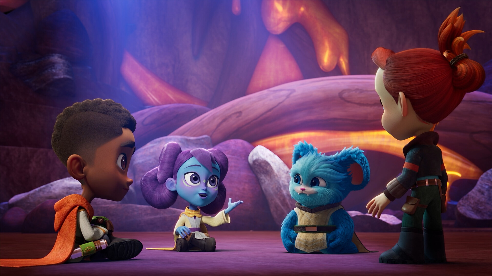 ArtStation - Star Wars - Young Jedi Adventures - Tenoo Caves ...