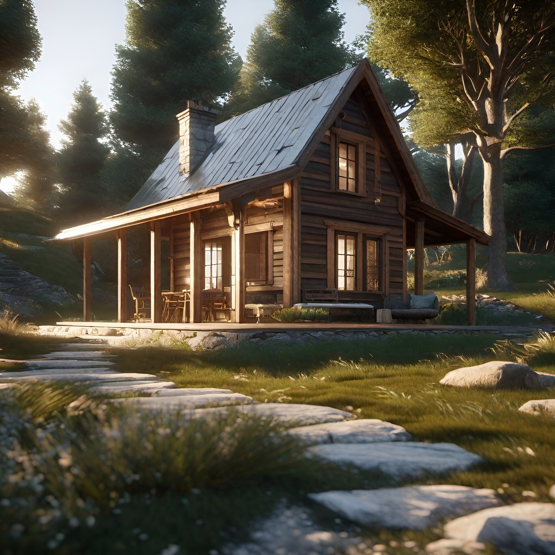 ArtStation - Homestead around the nature