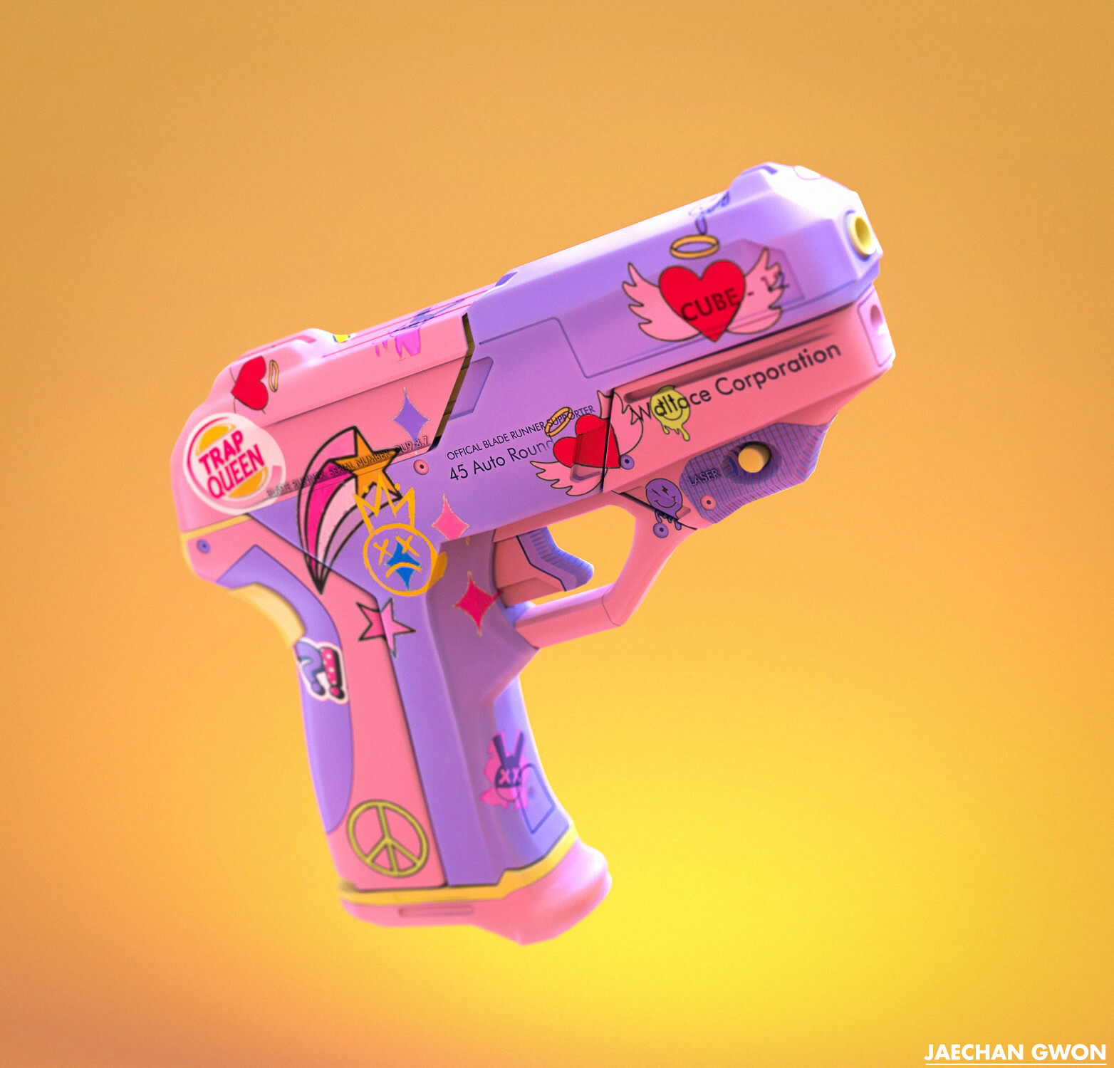 ArtStation - Biometric Smart Gun