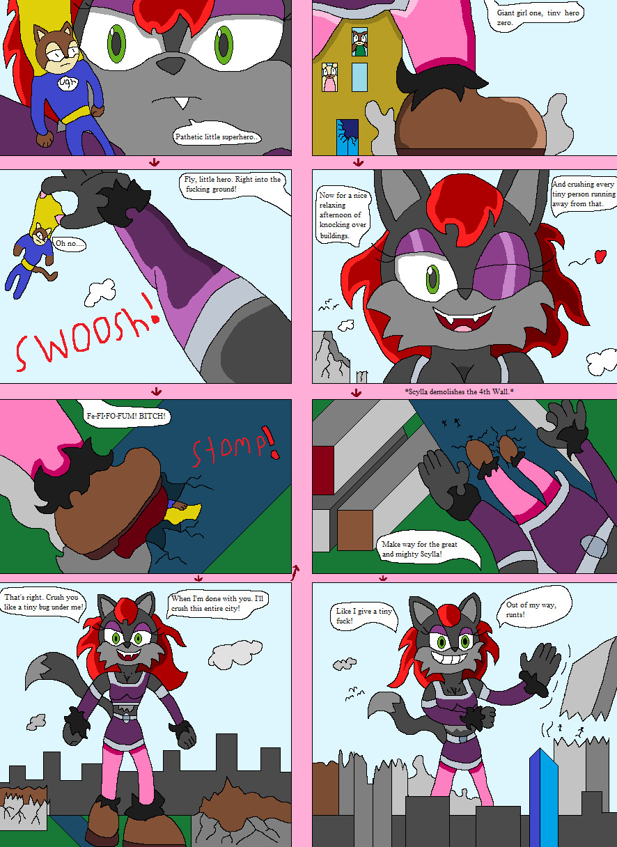 ArtStation - Giant Girl Power Comic: Part One