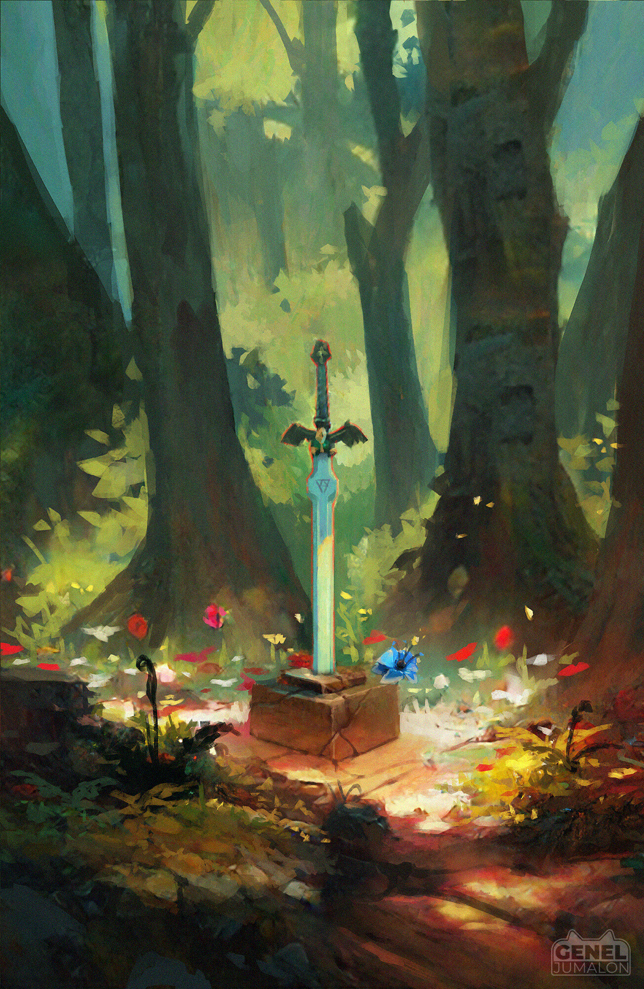 master sword wallpaper iphone