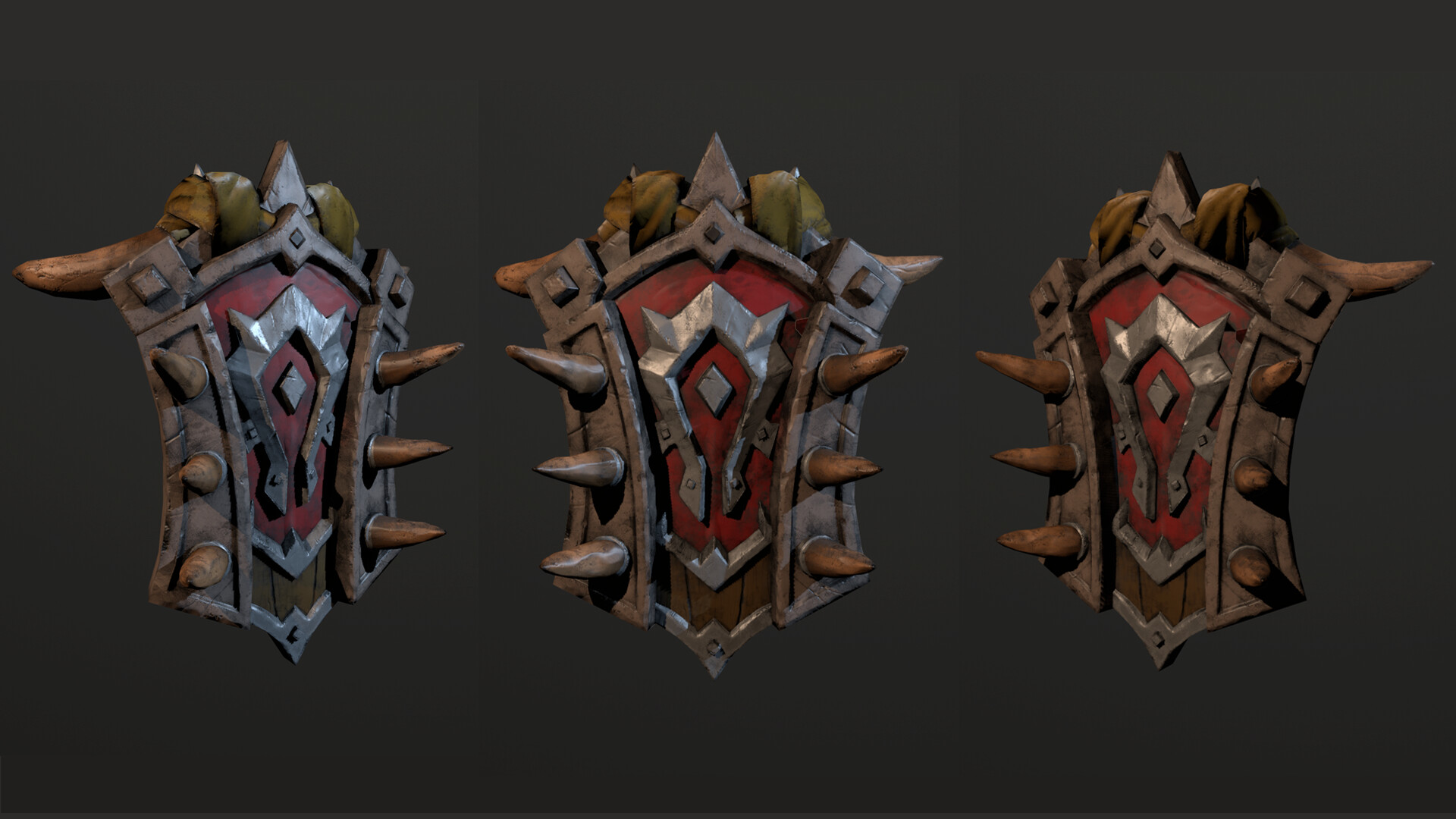 ArtStation - Horde Shield - World of Warcraft Fan Art