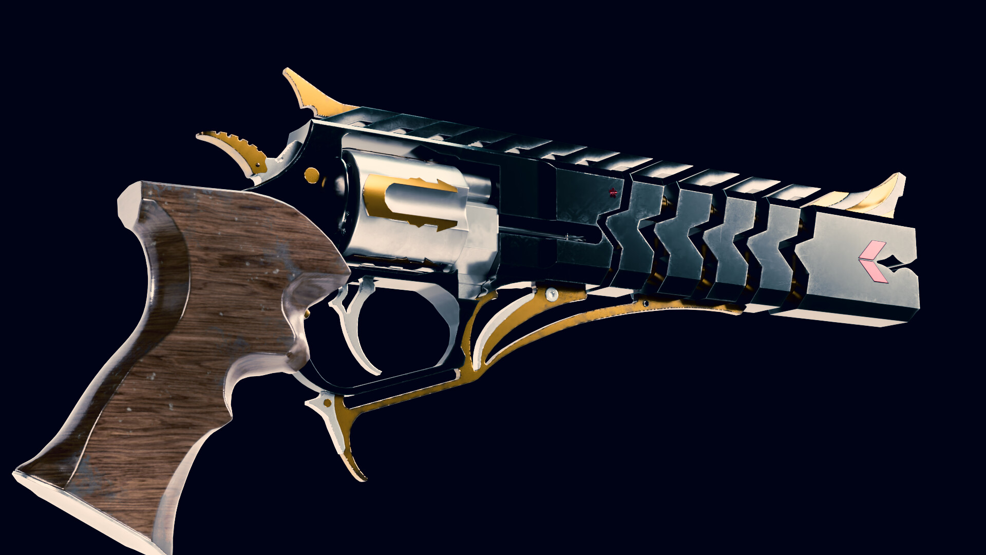 ArtStation - Transformable revolver" Concept from mr.gecko 117