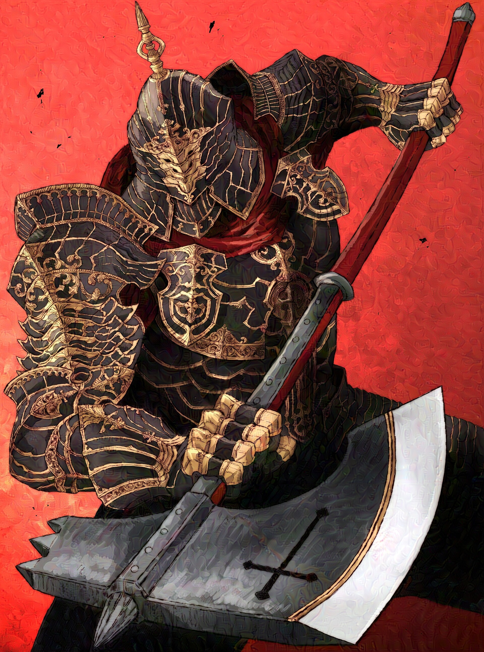 ArtStation - The knight who bears the guilt