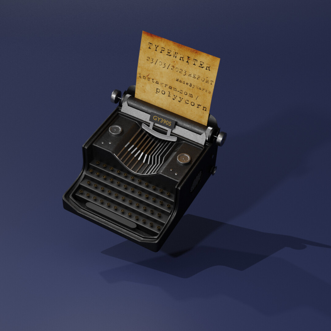 ArtStation - Typewriter