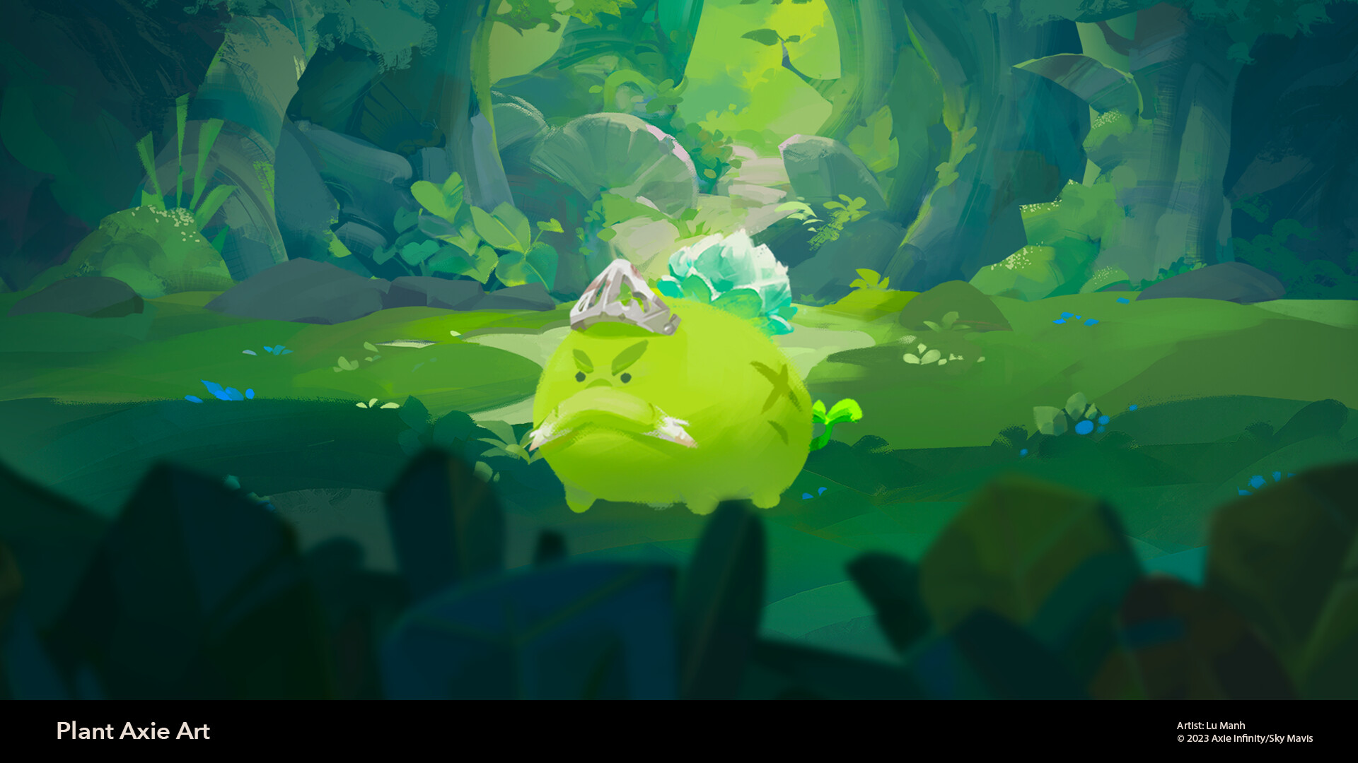 Sky Mavis - Plant Axie Art