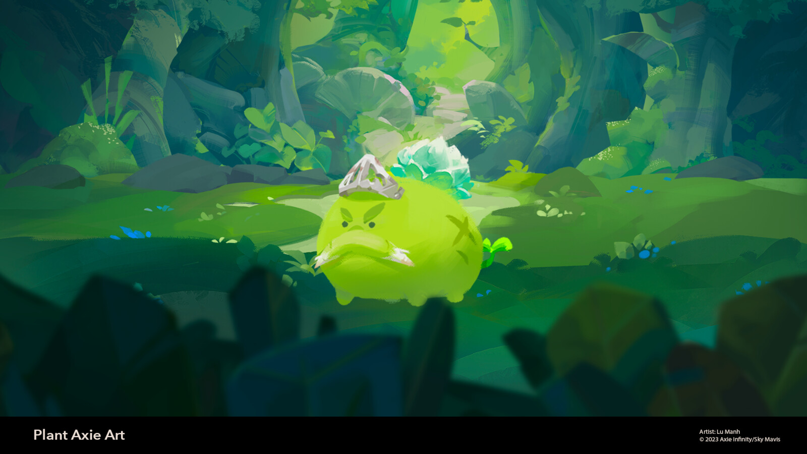 Sky Mavis - Plant Axie Art