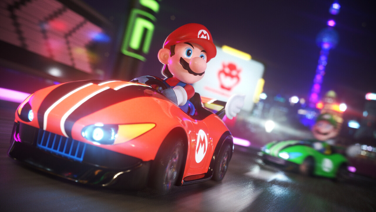 ArtStation - Mario cart fan art