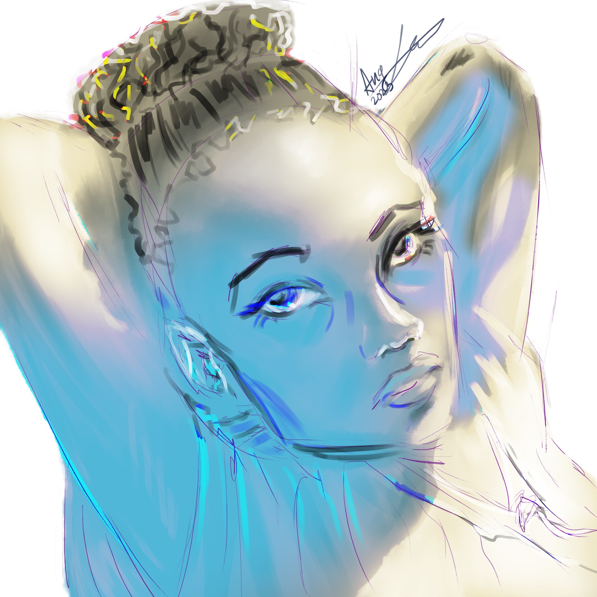 ArtStation - Another portrait practice