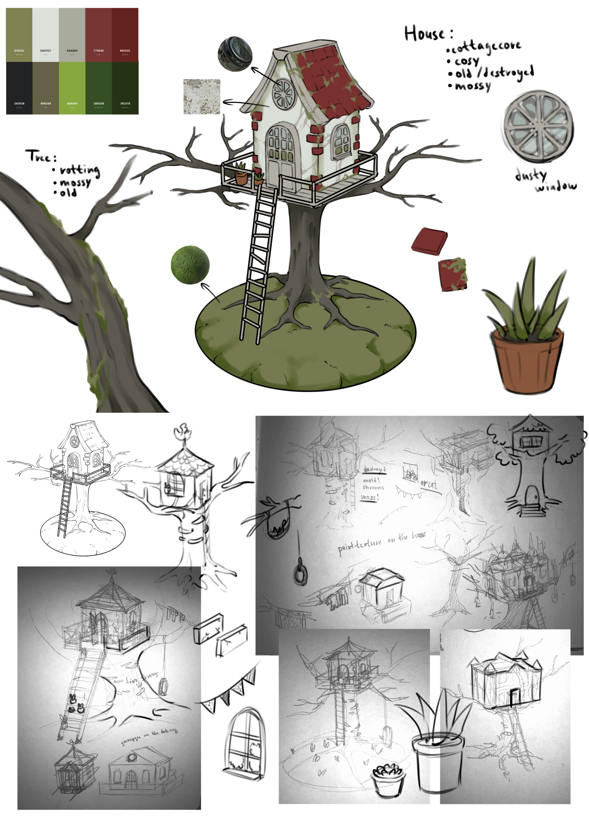 ArtStation - Tree house Concept Art