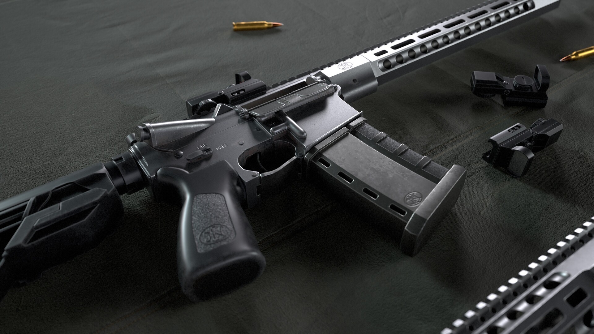 ArtStation - FN 15 TAC3 Tactical Rifle