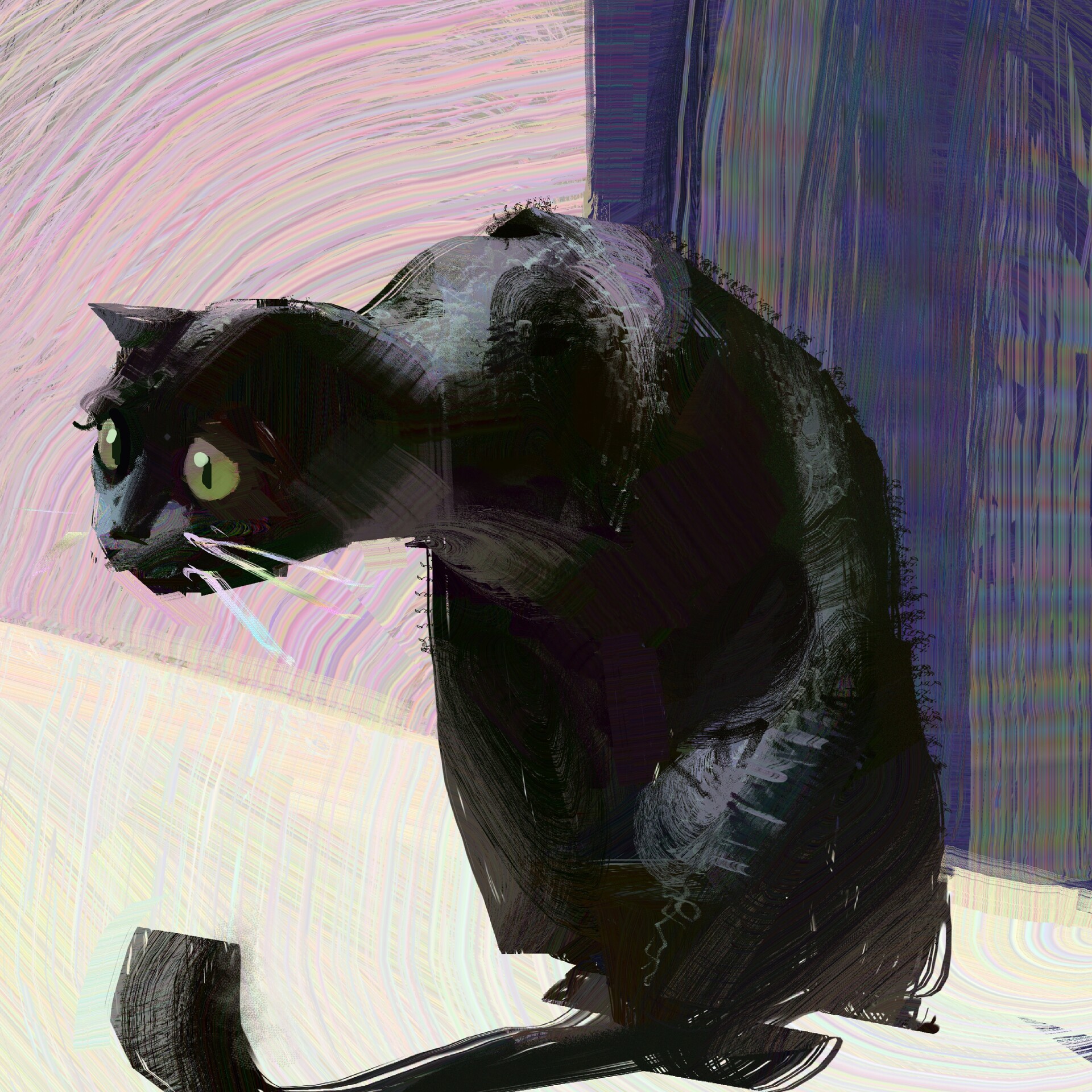 ArtStation - Funny Looking Cat Meme