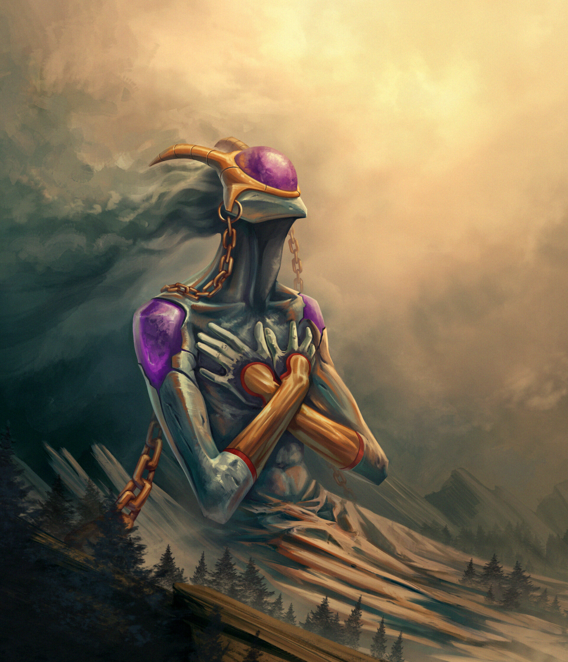 ArtStation - Amethyst Deity