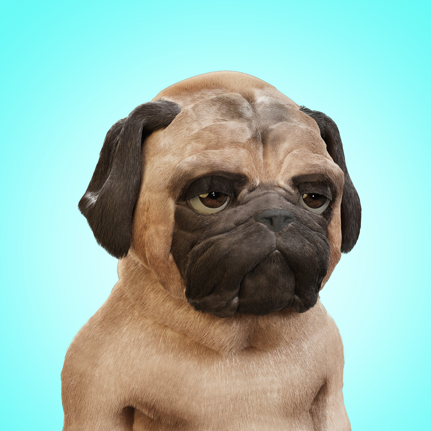 ArtStation - Bulldog 3d