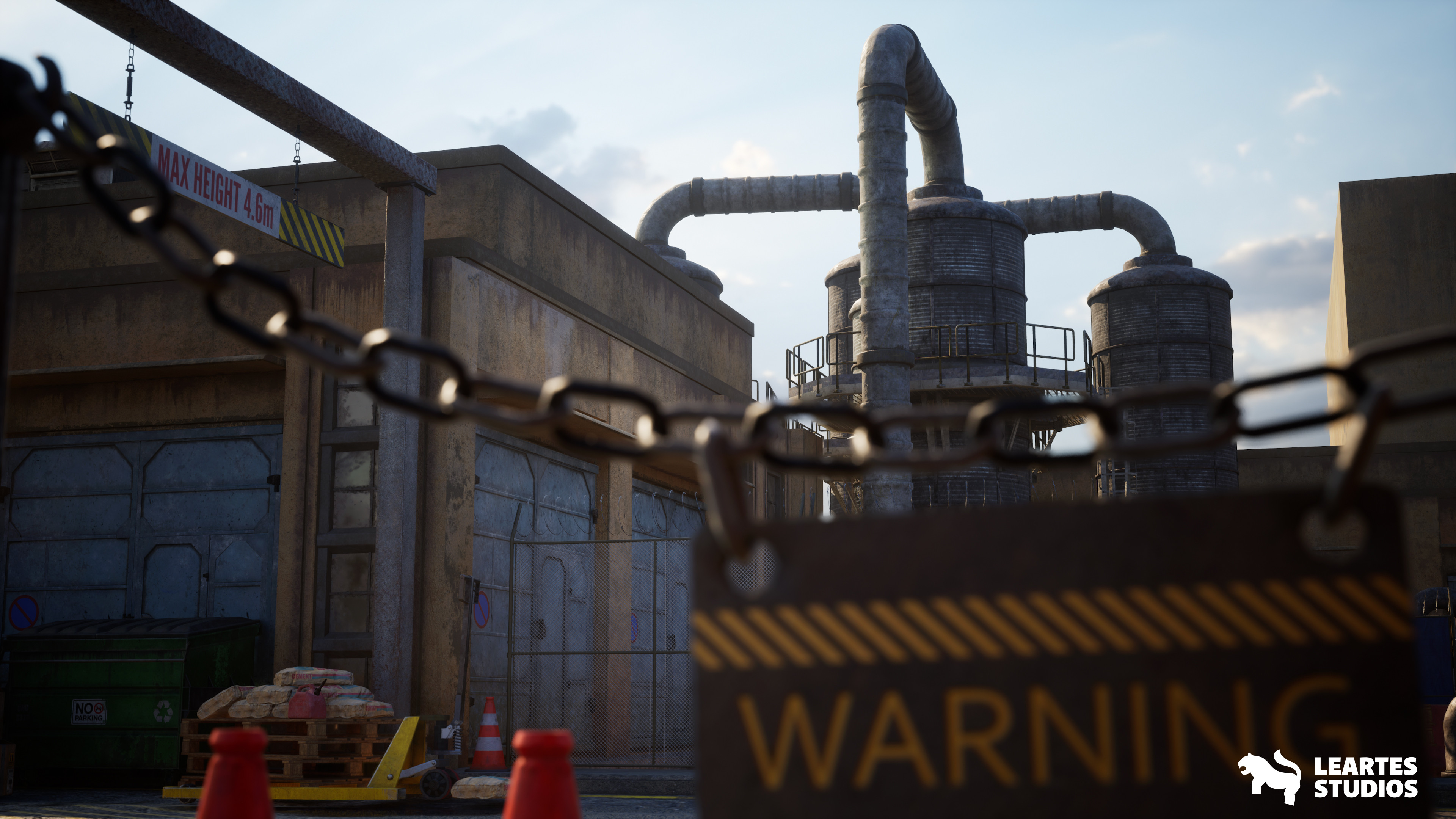Leartes Studios - Industrial Harbour Environment | UE5